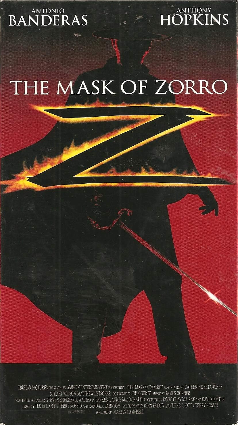 Amazon.co.jp: Mask of Zorro [VHS] : Banderas, Hopkins, Zeta-Jones: DVD