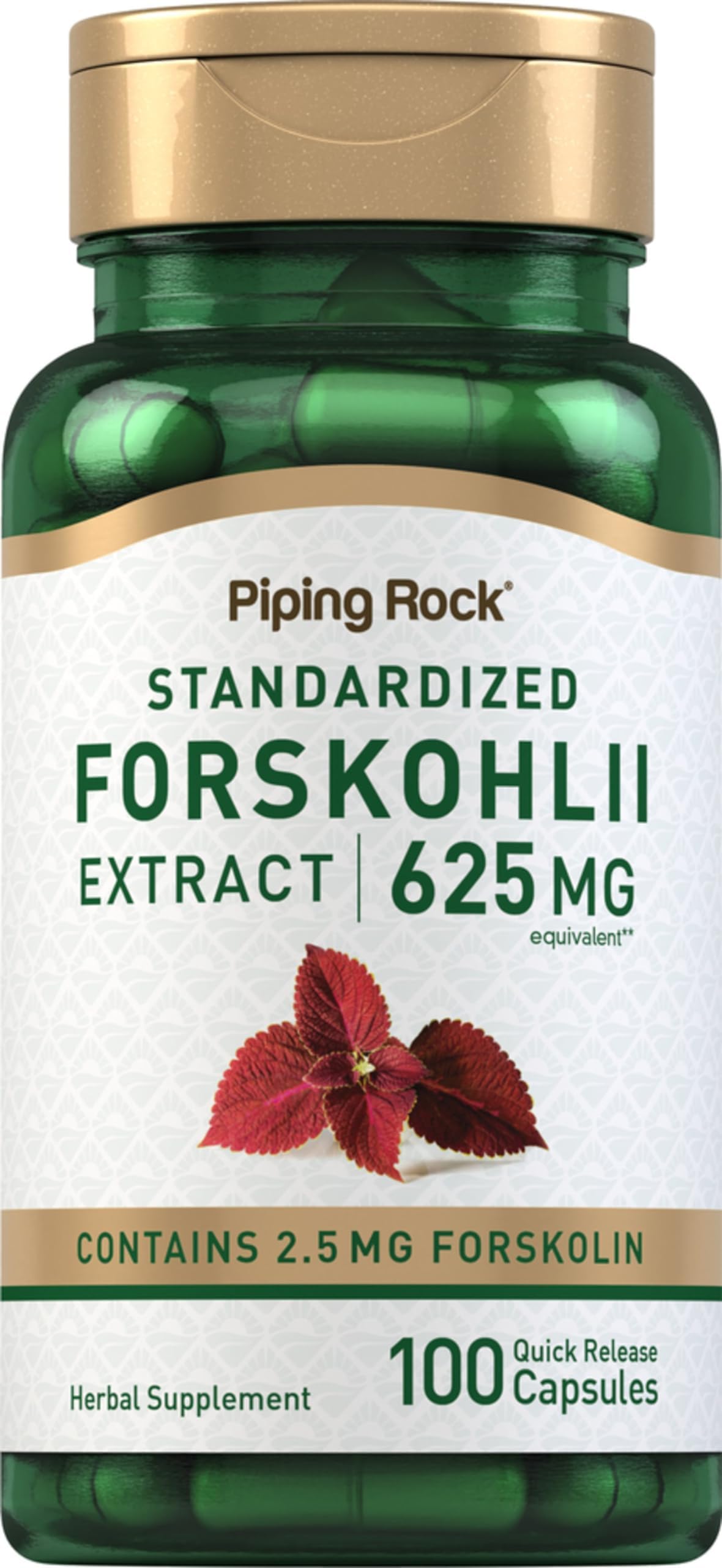 Amazon.com: Piping Rock Coleus Forskohlii Root Extract | 625 mg | 100 ...