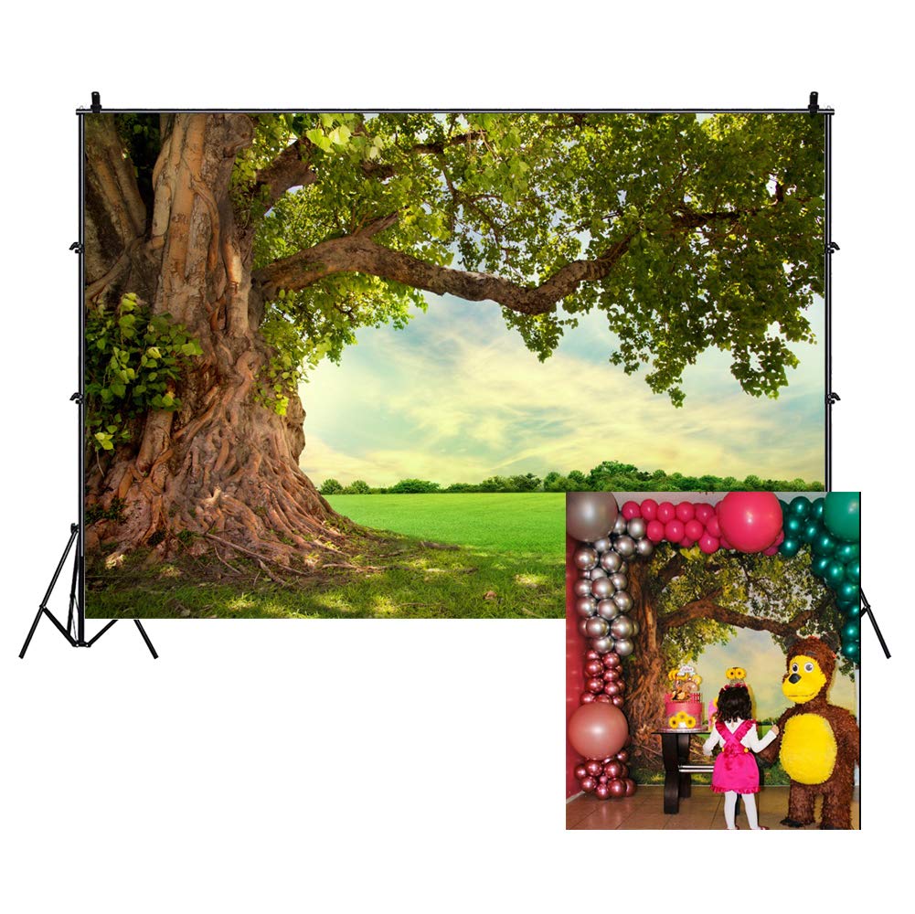Amazon.com : CSFOTO 10x6.5ft Huge Tree Backdrop Rural Scenery Field ...