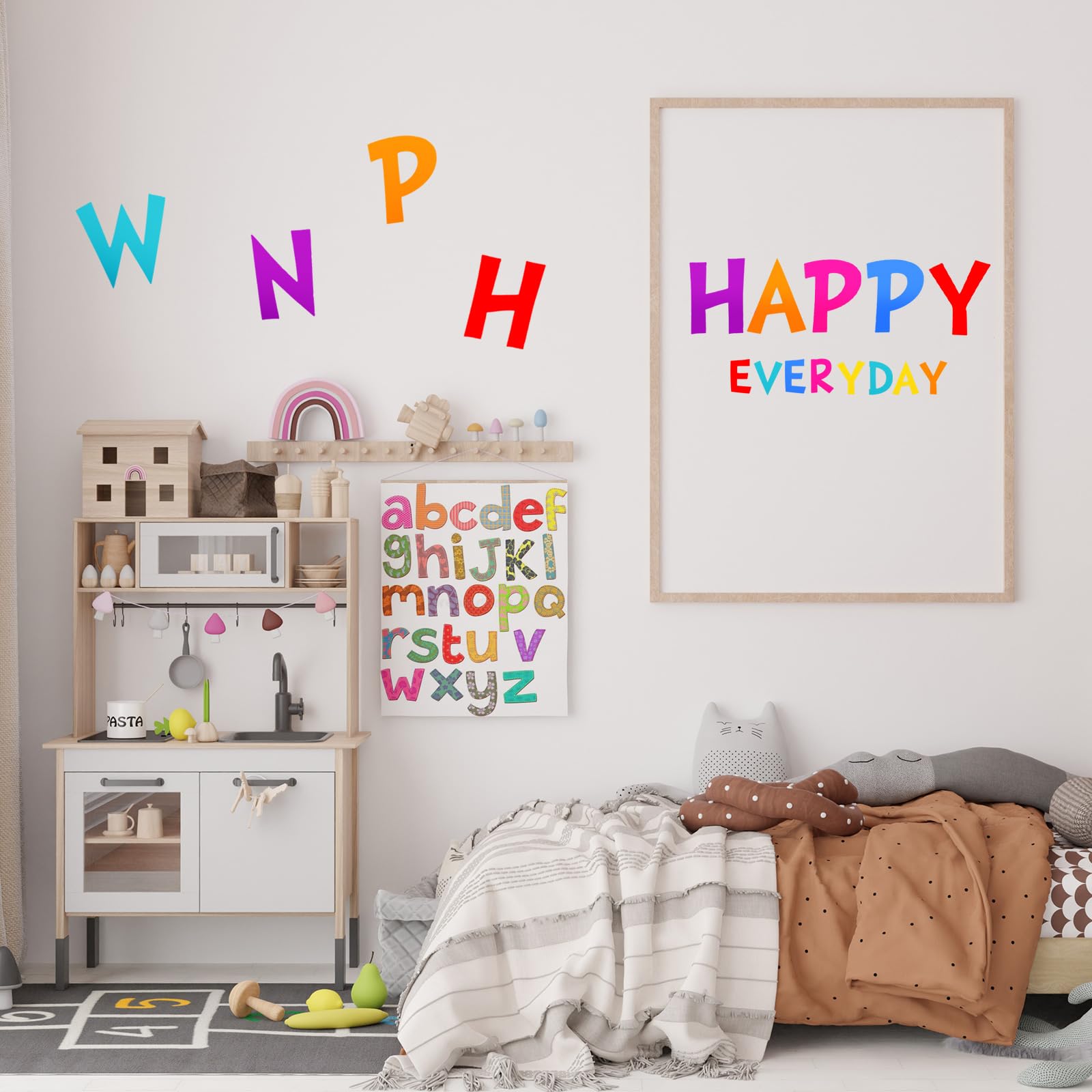 Snapklik.com : 8 Sheets Letter Stickers Stick On Vinyl Letters Self ...