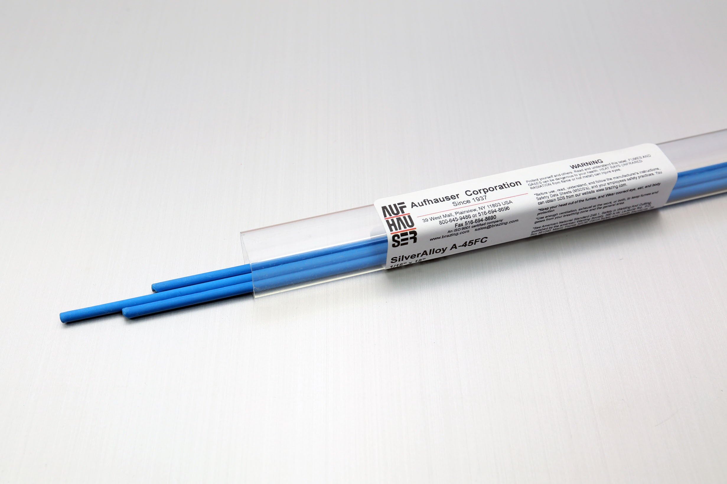 Silver Brazing Solder Rod - Bare - 56% Ag - AWS BAg-7 - Size: 1/16" x ...