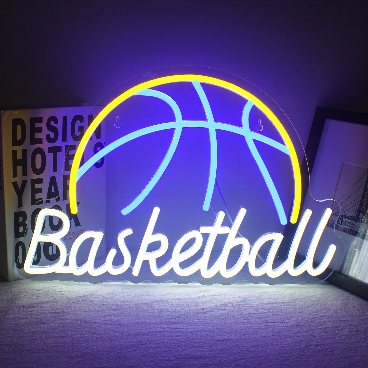 Amazon.com : LUCUNSTAR Basketball Neon Sign Sport Led Sign Ball Neon ...