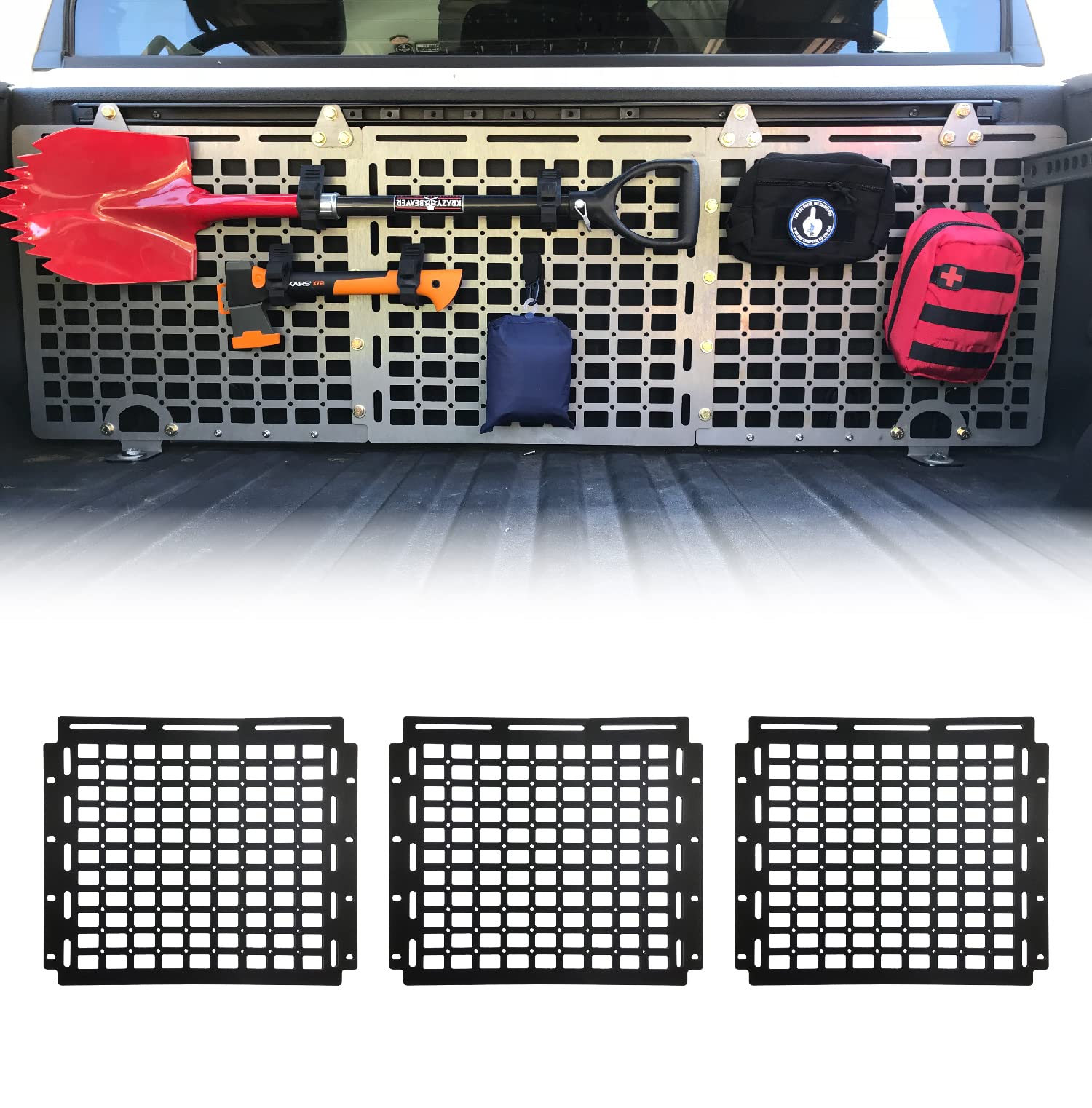 Amazon.com: Bed Molle Storage Panels for 2016-2021 Toyota Tundra 2nd ...