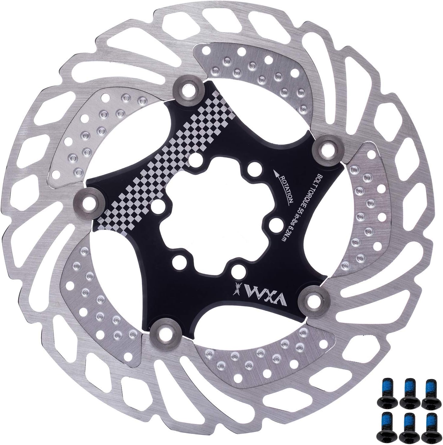 Amazon.com: Bike Disc Brake Rotor with Bolts, 160/180/203mm Floating ...