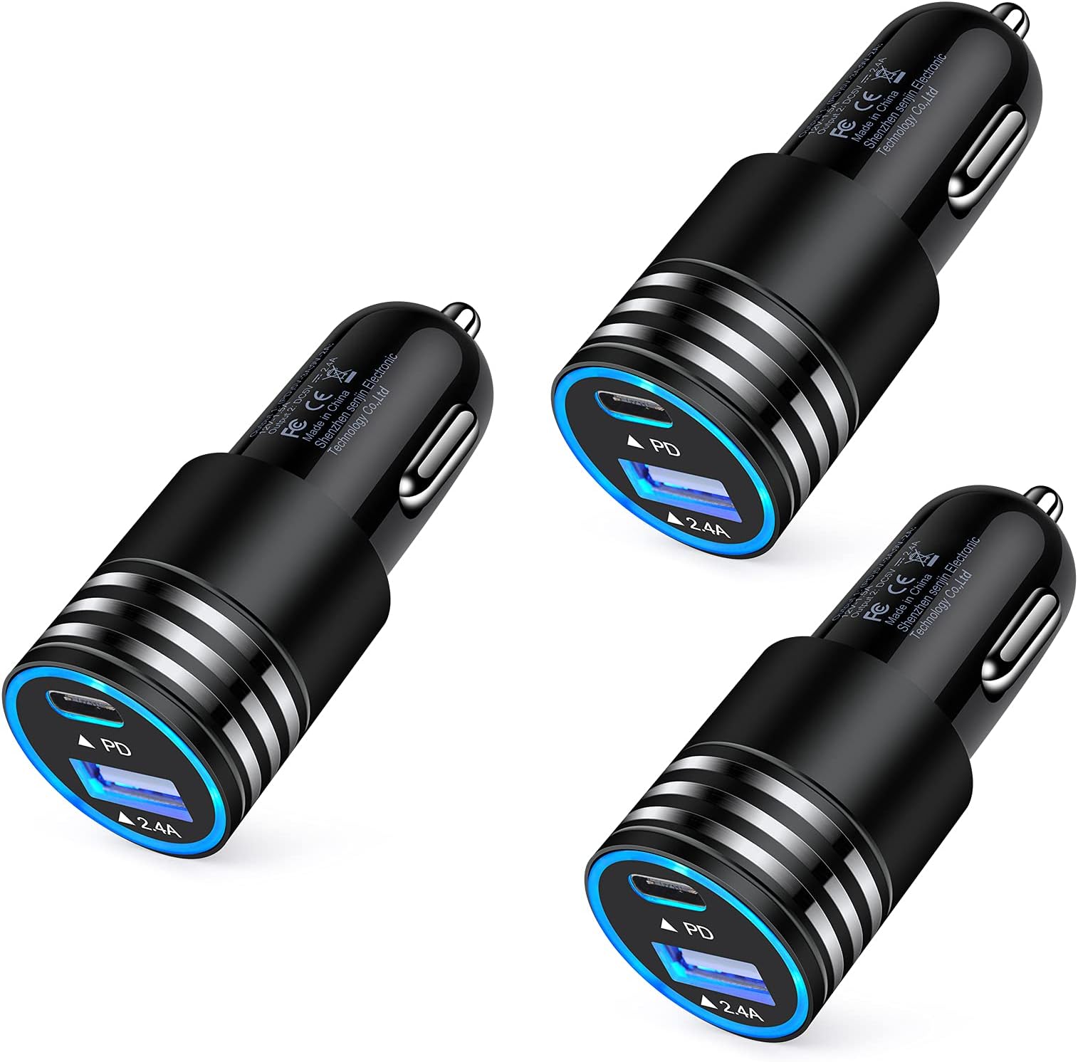 Amazon.com: MICTUNING 12V/24V USB Type C Car Charger Replacement for ...