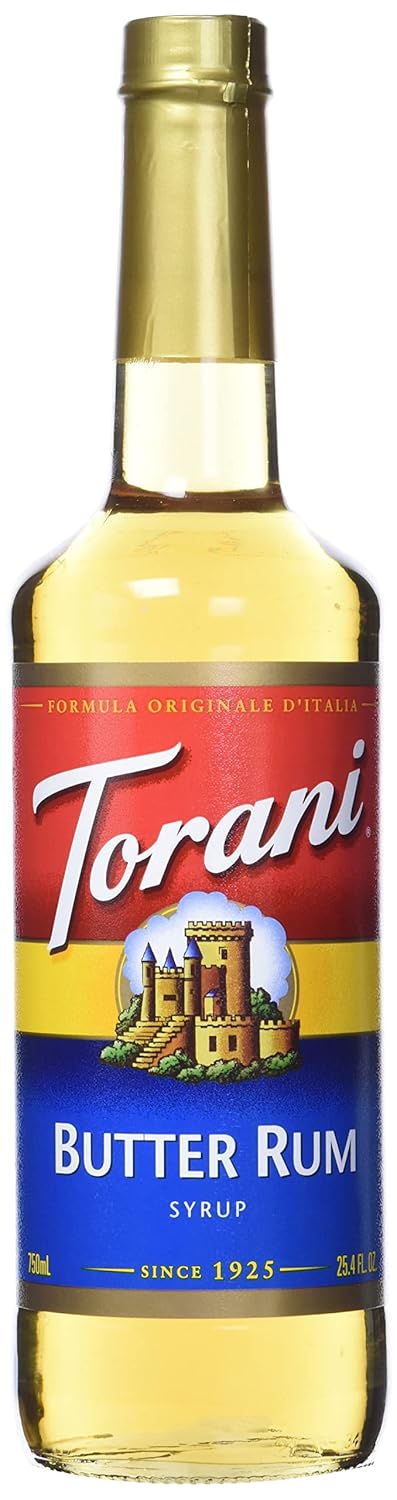 Amazon.com: Torani Butter Rum Syrup 750mL : Grocery & Gourmet Food