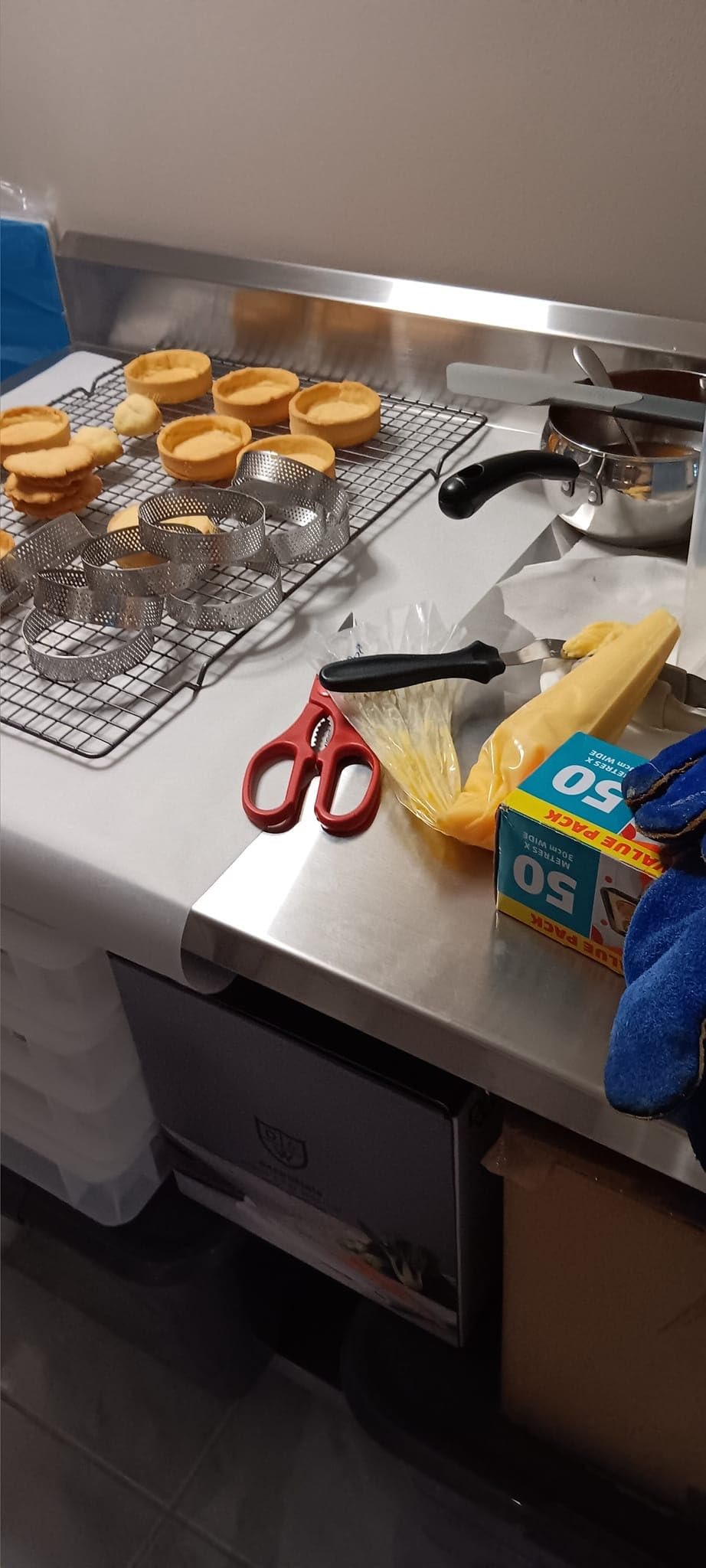 Tongke Tart Ring, 4 Pack Perforated Tart Rings for Baking, Stainless ...