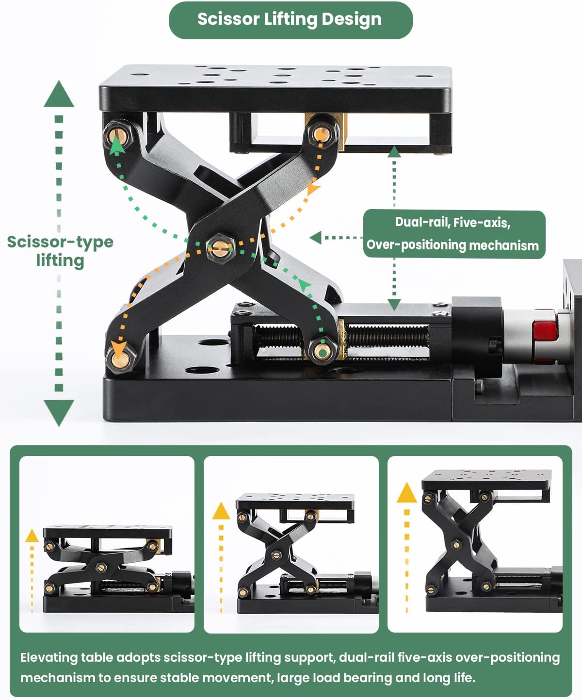 Buy Huanyu Electric Precise Lifting Platform Z-axis Motorized ...