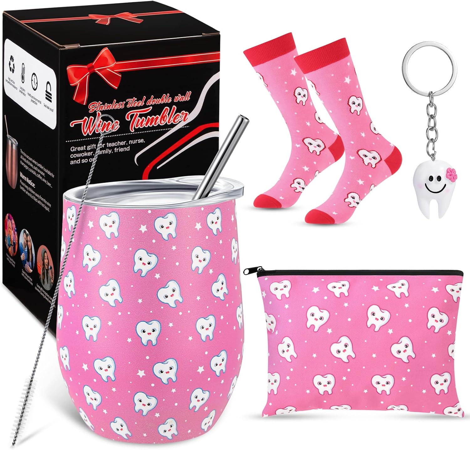 Amazon.com: Sliner 4 Pcs Christmas Dental Assistant Hygienist Gifts Set ...