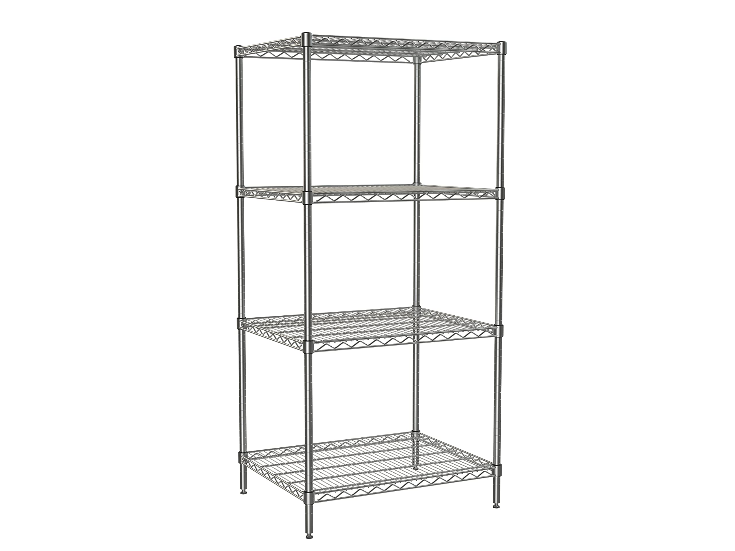 Amazon.com: Tarrison 4-Shelf Adjustable, Heavy Duty Storage Shelving ...