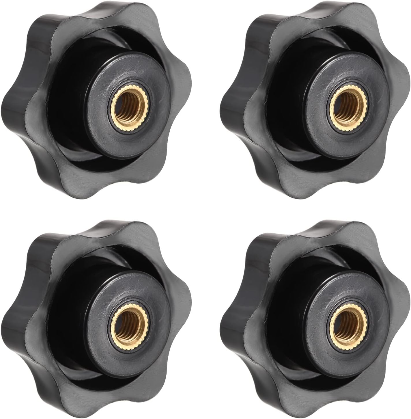 Amazon.com: METALLIXITY Clamping Handle Screw Knobs (M6x38mm) 4Pcs ...