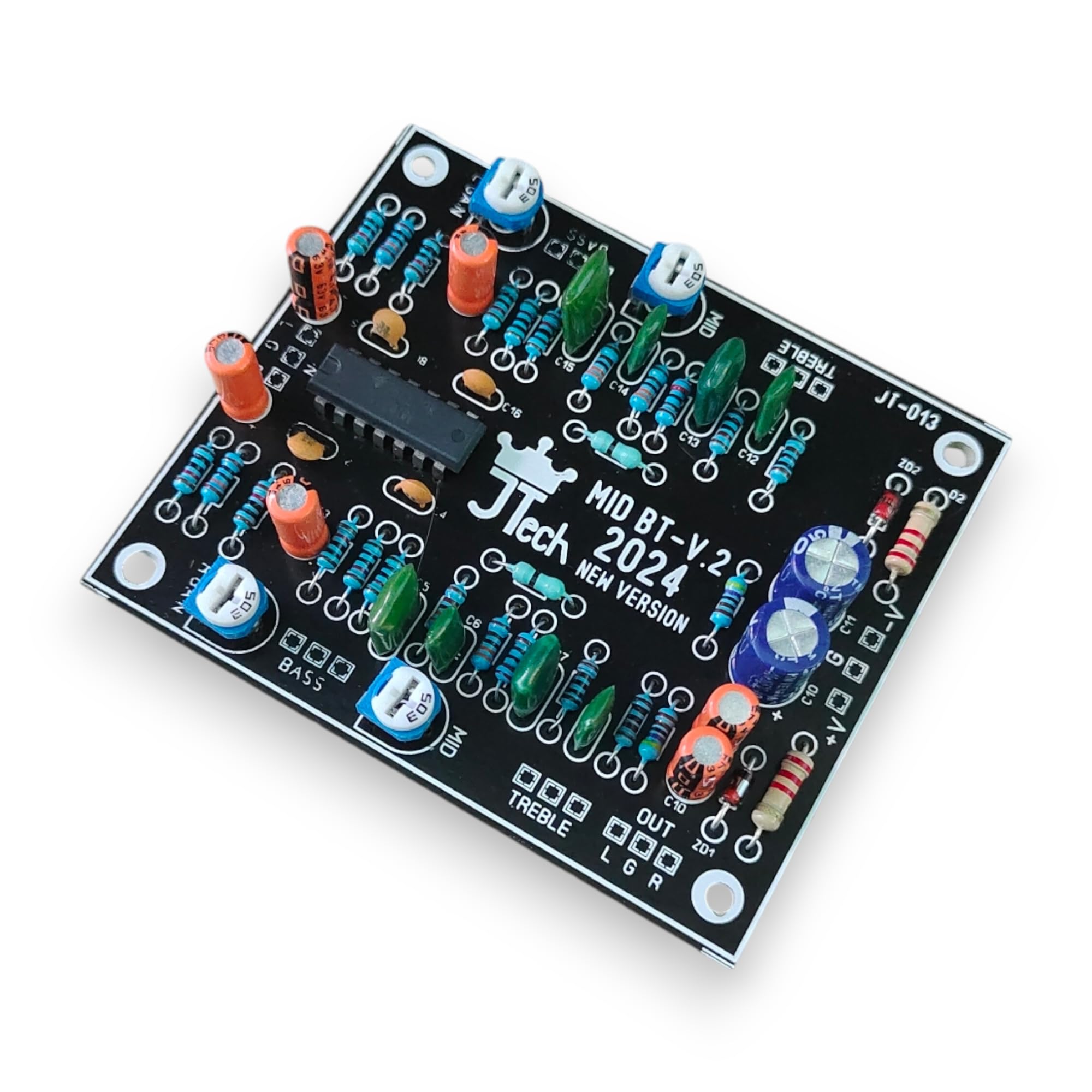 Mid-BT Bass Treble Board,Voice & Music Inbuilt Gain Control,Suitable ...