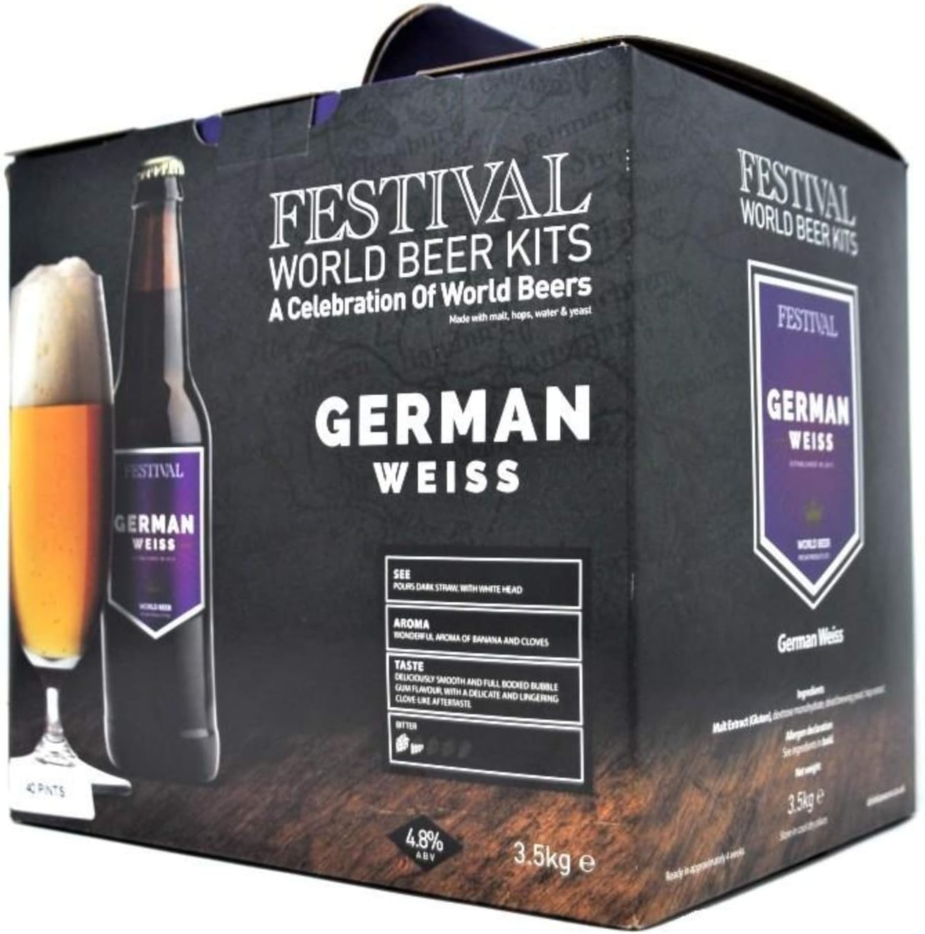 Festival World Beers - German Weiss (Wheat) Beer Kit 3.5Kg Homebrew ...