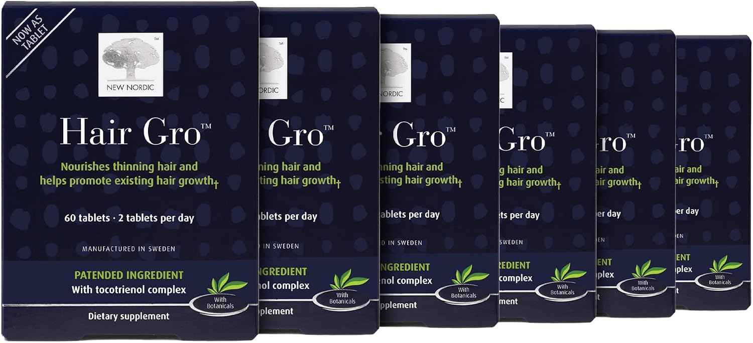 Amazon.com: NEW NORDIC Hair GRO | Hair Growth Supplement Tablets ...