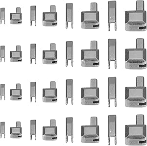 Amazon.com: uxcell 4Set Zipper Repair Kits, Retainers Box & Insertion ...