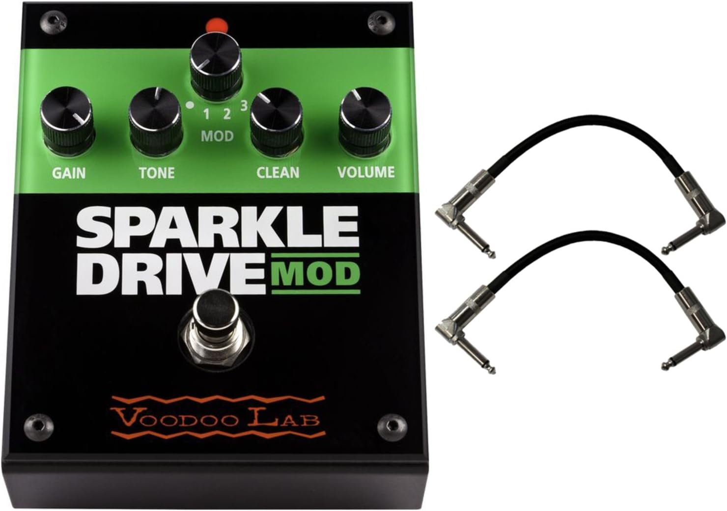 Amazon.com: Voodoo Lab Sparkle Drive Mod Overdrive Pedal w/ 2 Cables ...