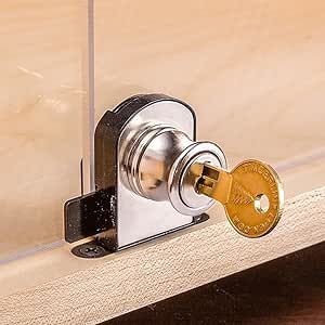 Double Door Deadbolt Lock - Cabinet And Furniture Locks - Amazon.com