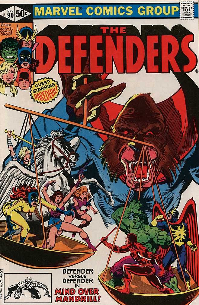 Amazon.com: The Defenders #90 Mind Over Mandrill@: Marvel, Marvel: Books