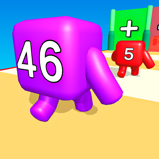 Level Up Number Merge Master: 2048 Merge Race & Math Number Run ...