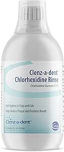 Ceva Clenz-a-dent Chlorhexidine Rinse For Dogs & Cats (8 oz) : Buy ...