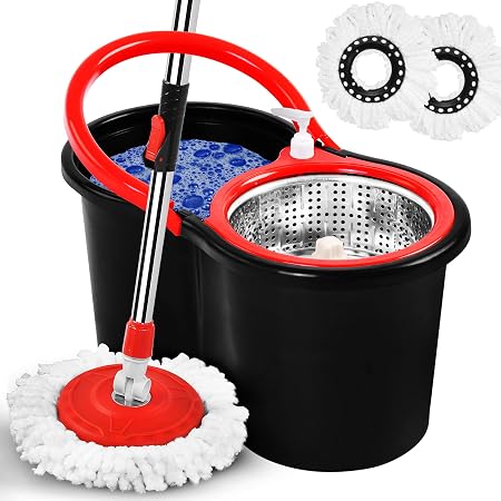 Whizz Mop Microfibre 360 - Microfibre spinning mop with a 600 RPM ...