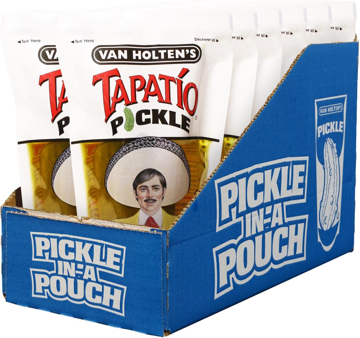 Van Holten's Pickle-in-a-Pouch - Tapatio, 225ml, Pack of 12 : Amazon.ca ...
