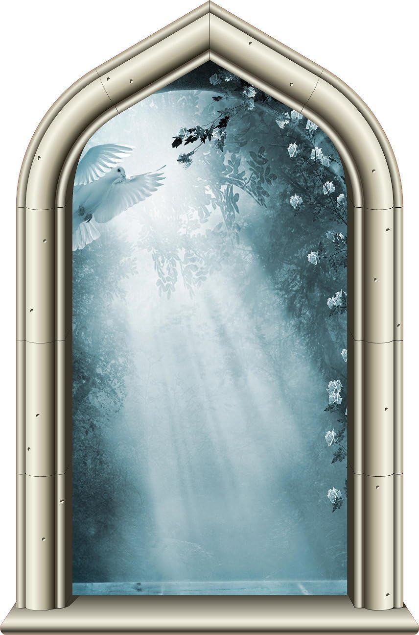 Amazon.com: 24" Castle Window Princess Instant View Enchanted Night ...