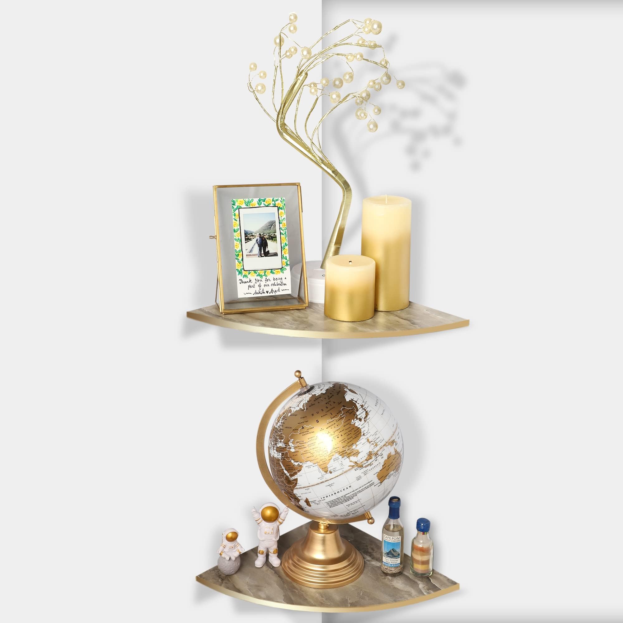 Wooden World Decor Wooden Wall Shelf Rack Shelf Home Decor Floating ...