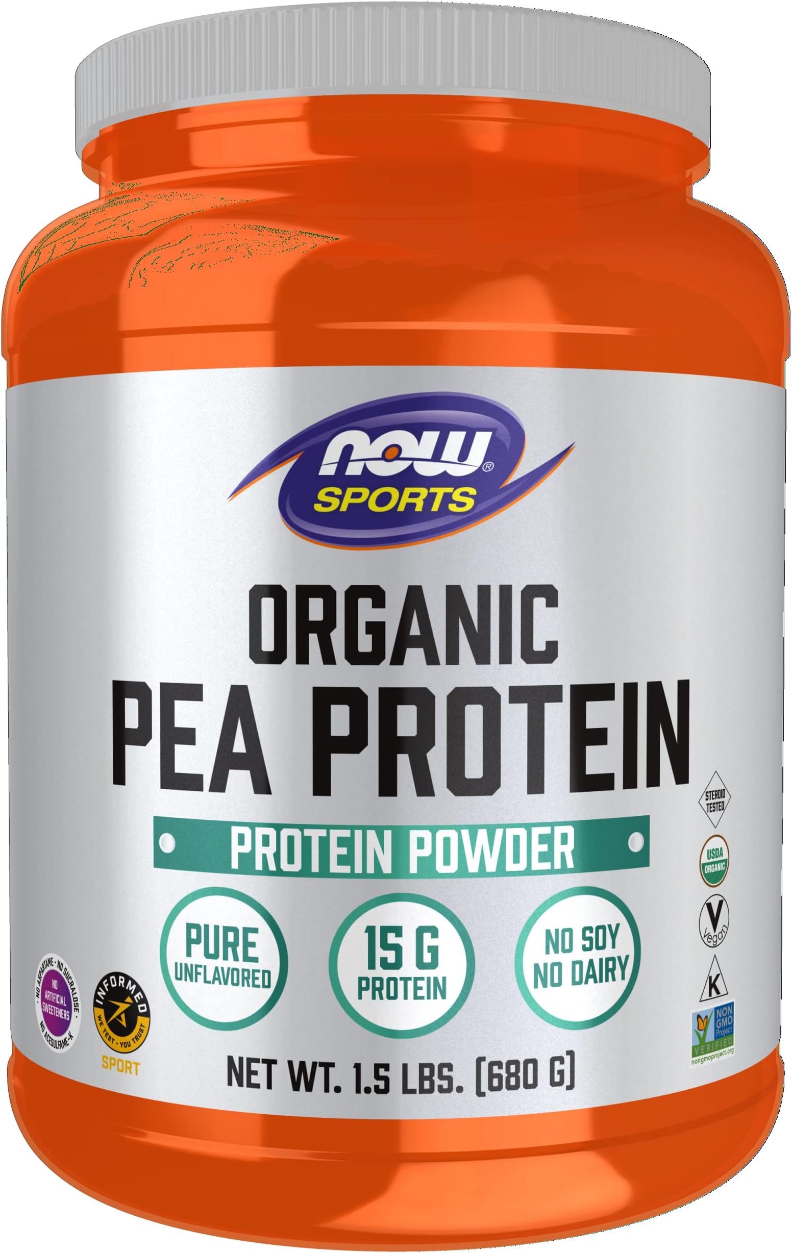 Amazon.com: NOW Foods Sports Nutrition, Plant Protein Complex 22 g ...