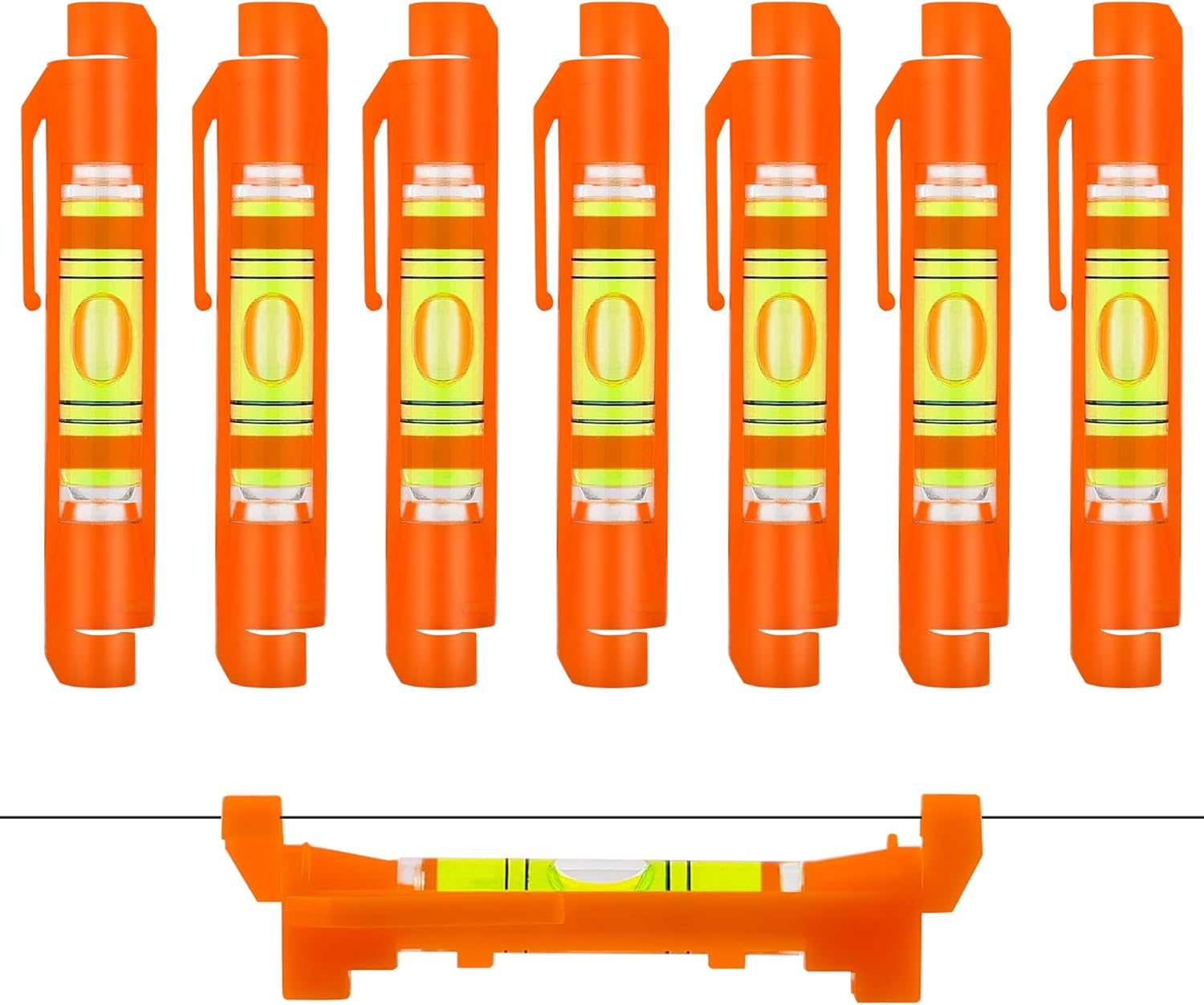 QualiapeX 8 Pcs Hanging Bubble Line String Level Tools, Mini Spirit ...
