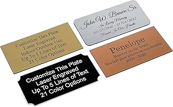 Amazon.com: Engraved Name Plate, Personalized Name Plaque - 2x4, 2x6 ...