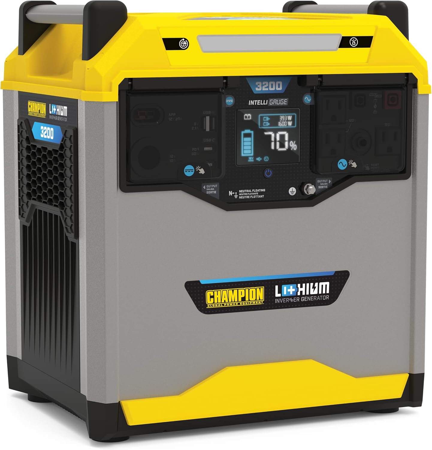 Amazon.com: Champion Power Equipment 100593 3276-Wh Power Station 3200/ ...