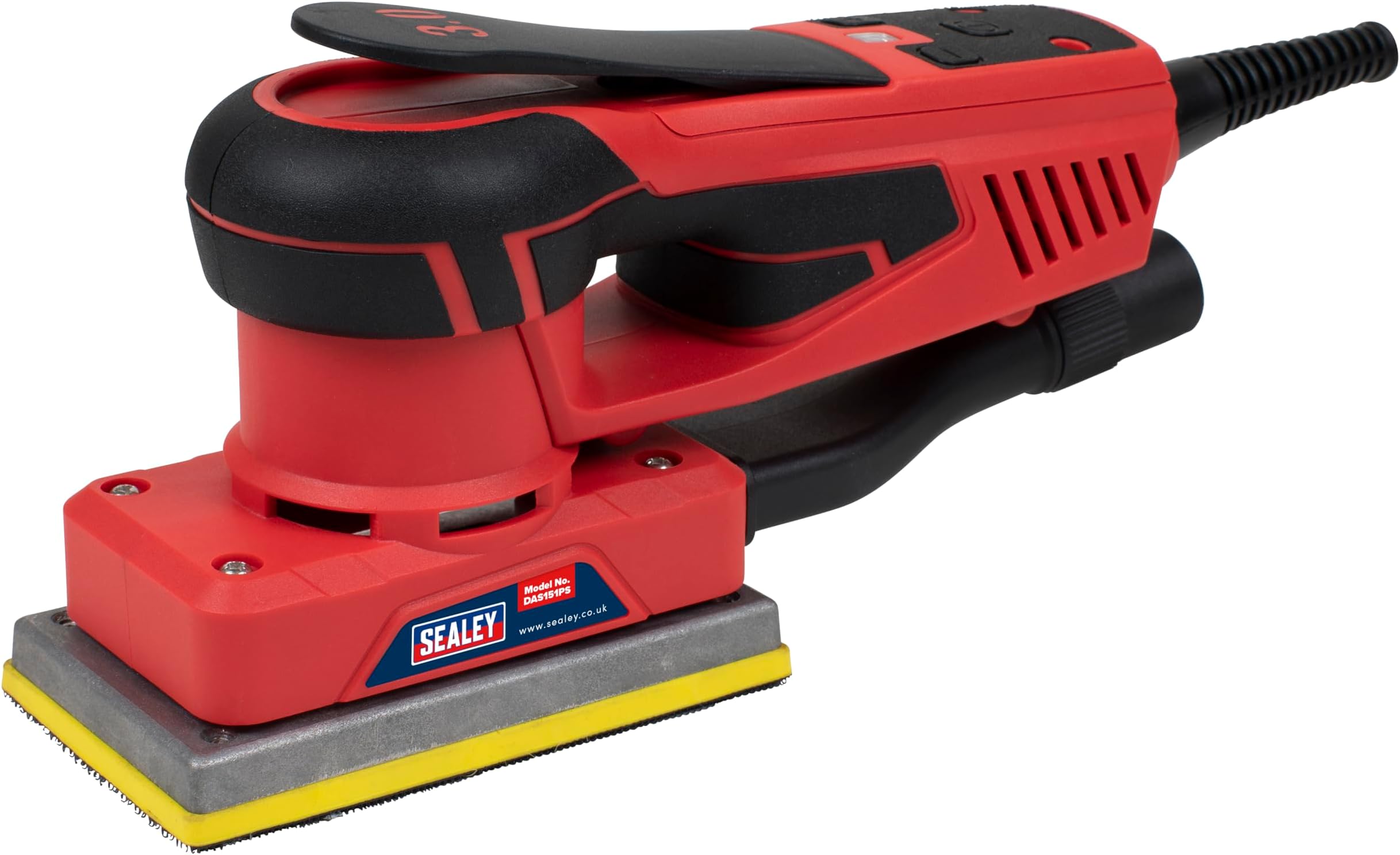 Sealey 80 x 133mm Variable Speed Brushless Dual Action Sander ...