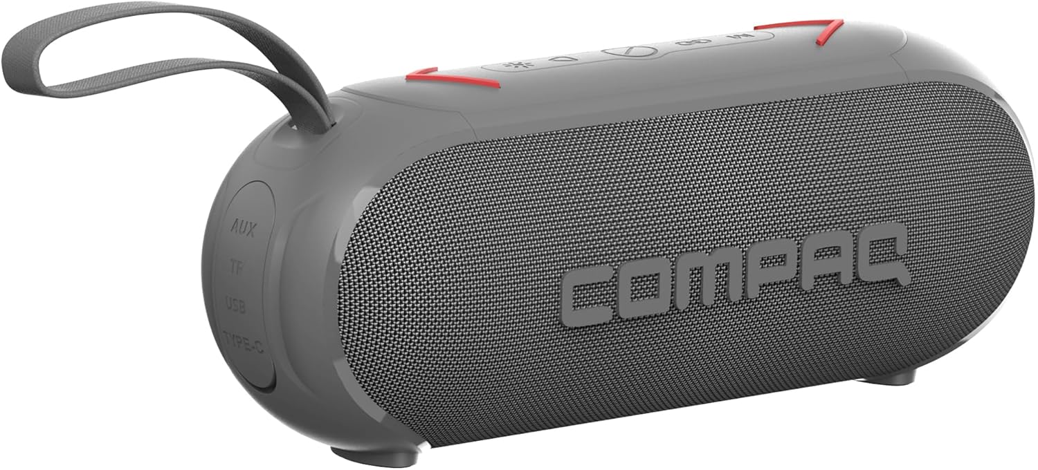 Amazon.com: Compaq 10W Bluetooth Speaker – Portable Speaker with ...
