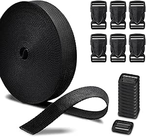Amazon.com: CooBigo 3/4" Buckles Straps Set:6 Pack Quick Release ...