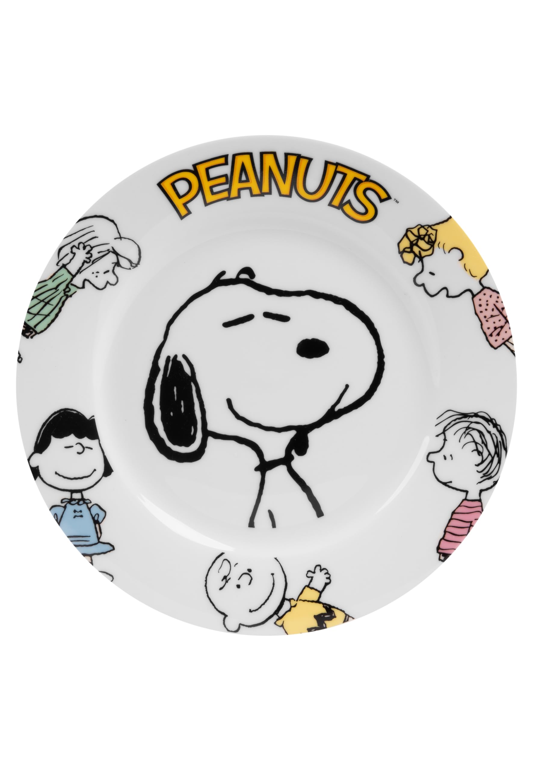 The Peanuts Snoopy Family Breakfast Set, 3-Piece Crockery Set, Plate ...