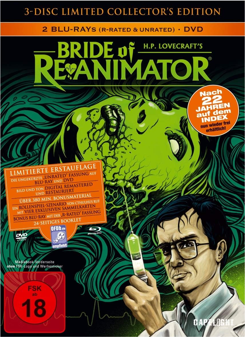 Bride of Re-Animator (3-Disc Limited Coll. Ed.)(Blu-ray) (FSK 18 ...