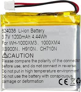 Amazon.com: JUYUXIVM 3.7V 1200mah Li-Polymer Battery Replacement for ...