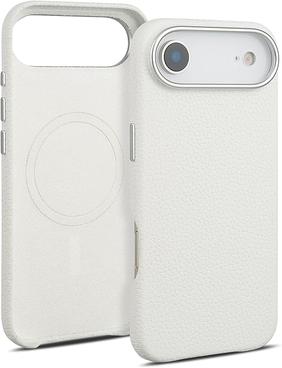 Seagtigau Echtleder-Hülle für iPhone 17 Air - Narbenleder-Optik ...