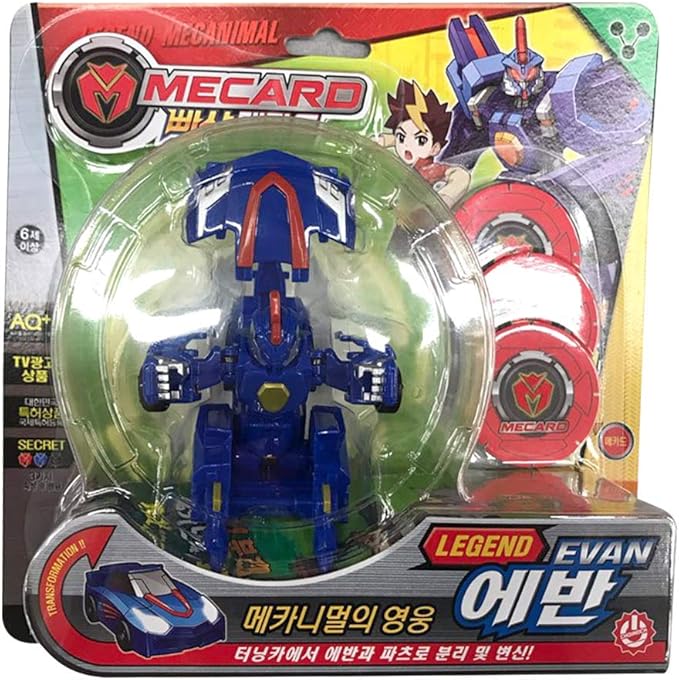 Choirock Pasha MECARD Evan Transformation Car Robot Action Figure for ...