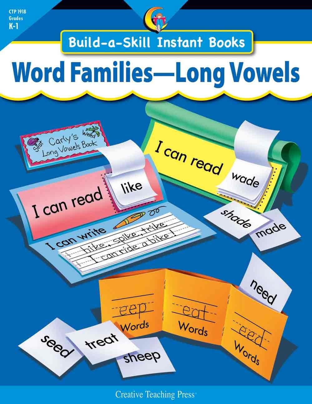Amazon.com: Word Families-long Vowels Build-a- : unknown author: Office ...