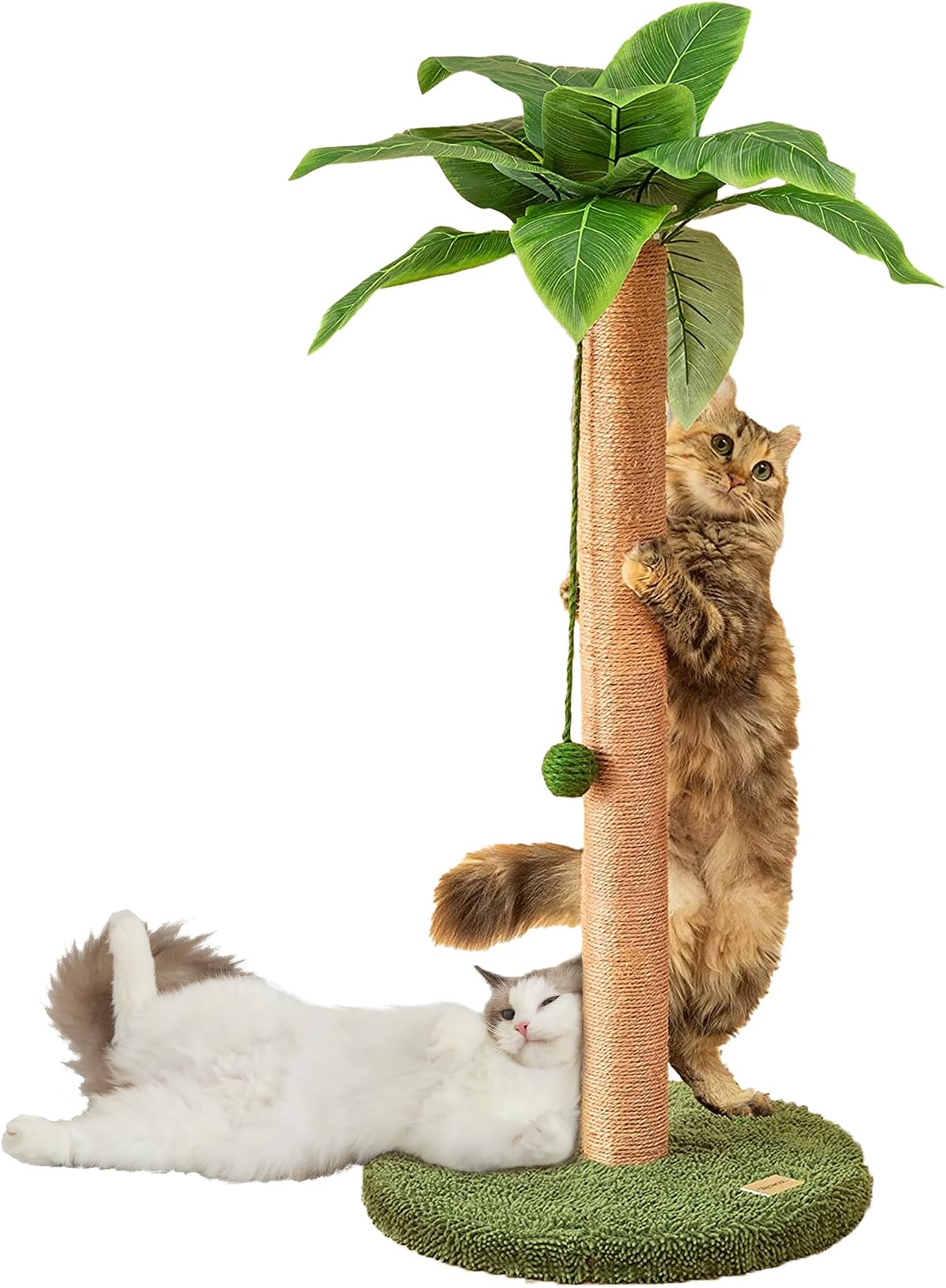 Cat Scratching Post 33 inch Cute Cat Scratcher Kitten Scratching Post ...