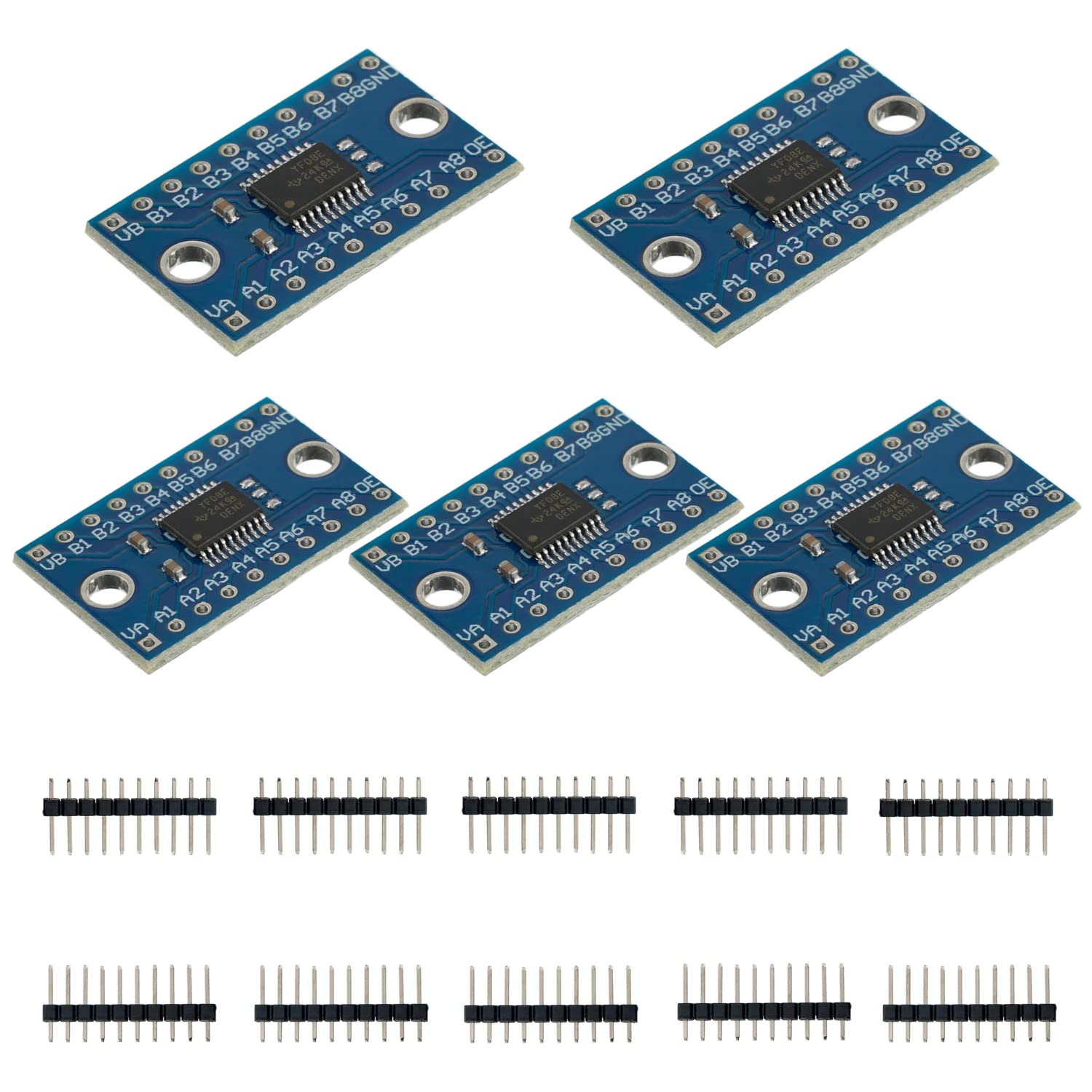 EPLZON TXS0108E Hochgeschwindigkeits Vollduplex Logic Level Converter 8 ...