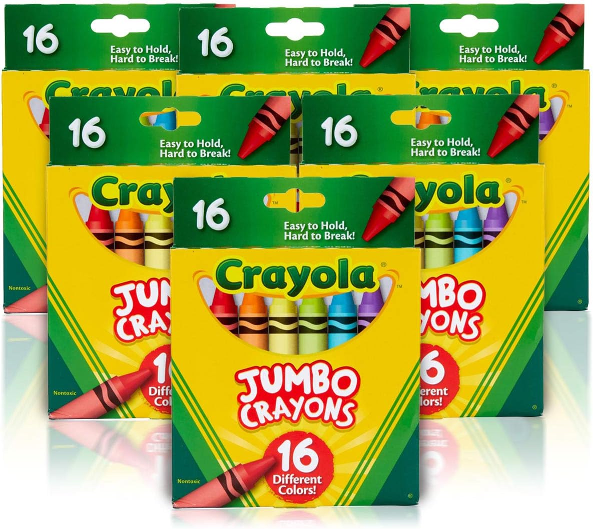 Amazon.com: Crayola Large Crayons - White (12ct), Single Color Crayon ...