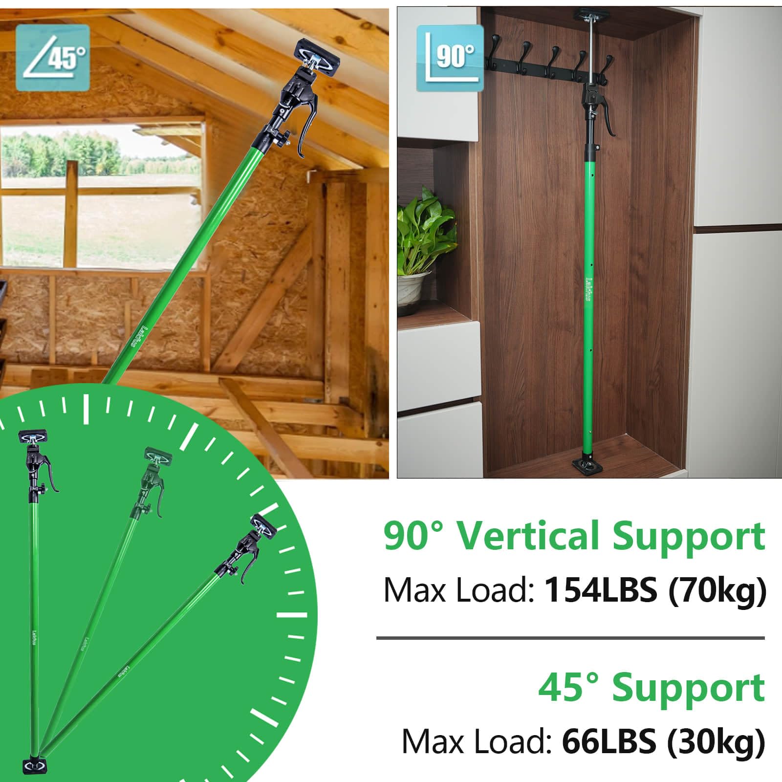 Telescopic Third Hand Drywall Jack Heavy Duty Cabinet Jacks ...