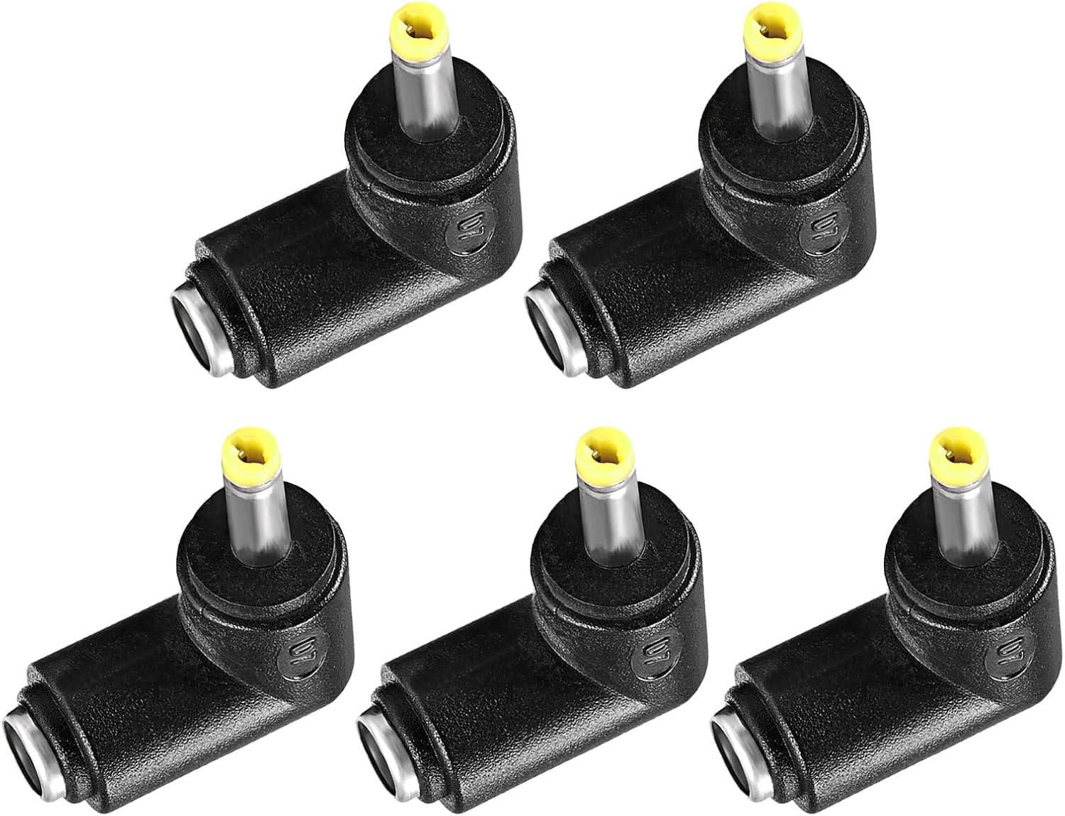 Amazon.com: Rebower DC Male to Female Power Jack Connector 90 Degree ...