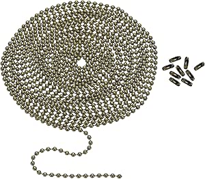 Amazon.com: PATIKIL 120 Inch Ball Chain, 2.4mm Ball Chain Bead with 18 ...