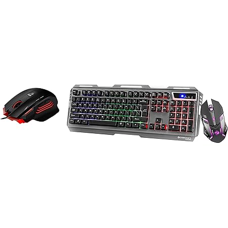 Amazon.in: Buy RAEGR RapidGear X70 USB Gaming Keyboard and Mouse Set ...