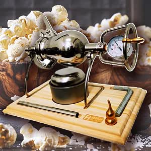 Amazon | Chinese Popcorn Maker, Hand Popcorn Machine, 260ML Mini ...