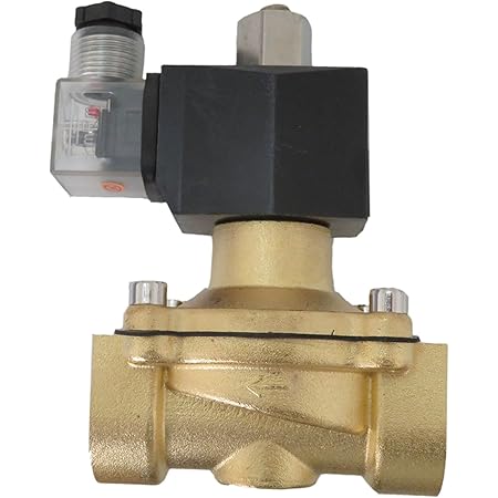 Amazon.com: JEM&JULES 1 inch Normally Open 110V-120V AC VAC Brass ...